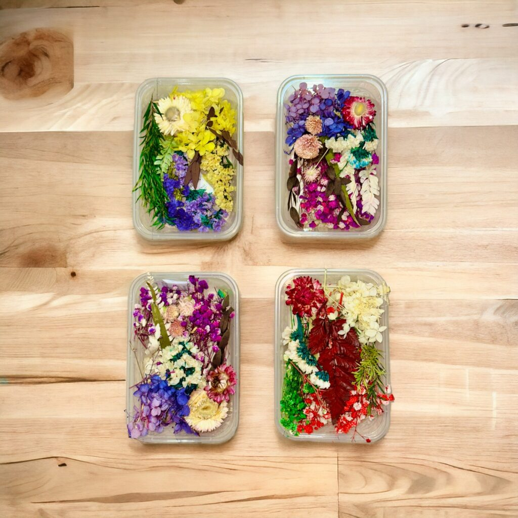 Dry Flowers Set Box for Resin Art- Assorted Design (Only 1 Pcs)