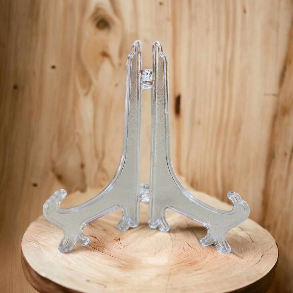 Plastic Display Stands for Pictures-Frame and Resin Stands- 8 Inch
